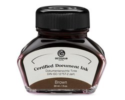 Octopus Fluids Document ink - waterproof and permanent fountain pen ink ...