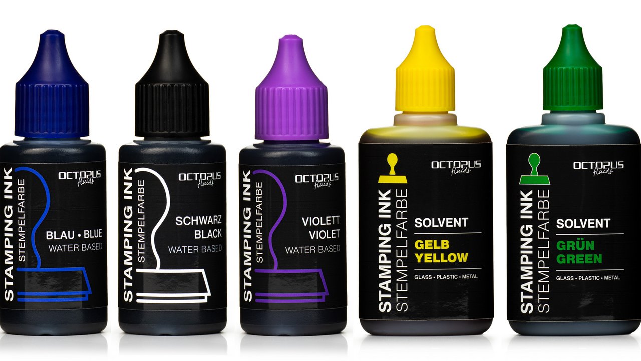 Stamping inks for printing on styrofoam, polystyrene and EPS: Octopus ...