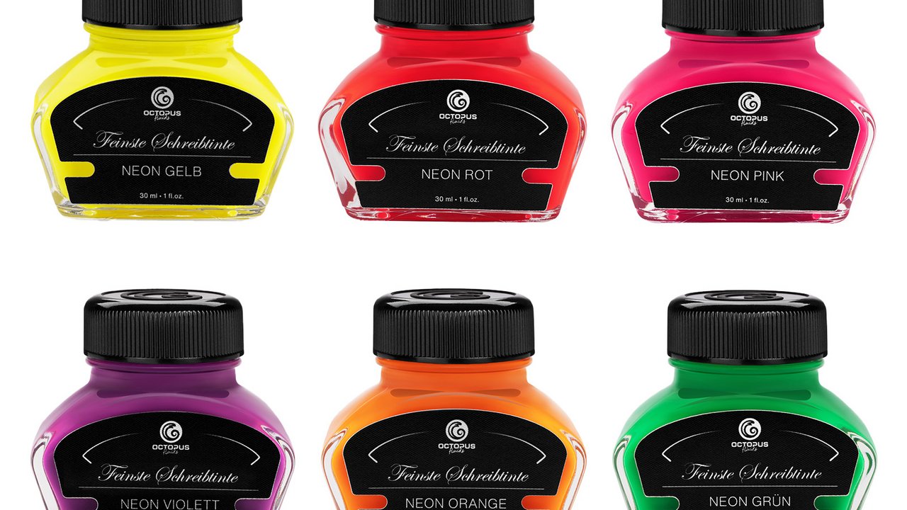 Highlighter ink - without fading thanks to lightfast pigments: Octopus ...